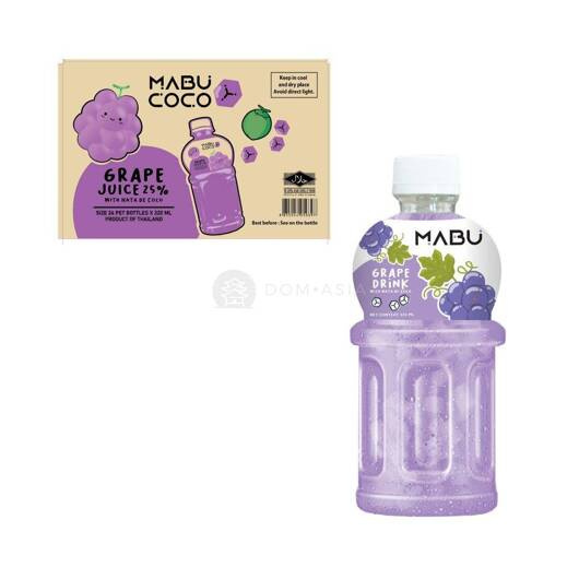Napój o smaku winogron MABU COCO 320ml x24 - Szlakiem Przypraw